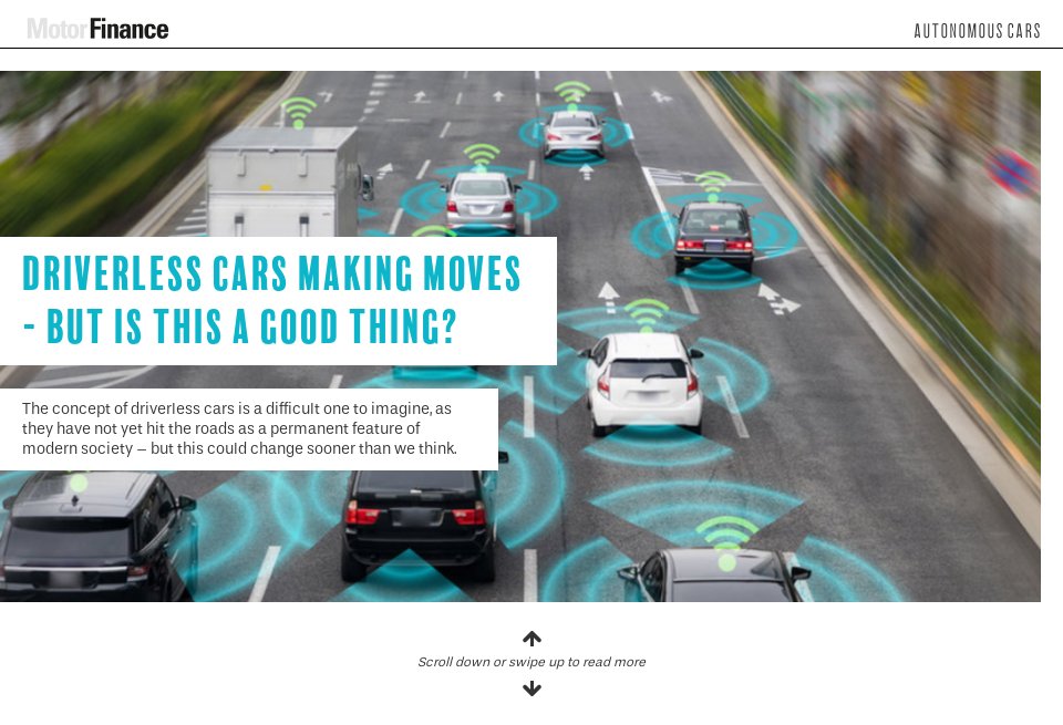 Driverless cars making moves - but is this a good thing? - Motor ...