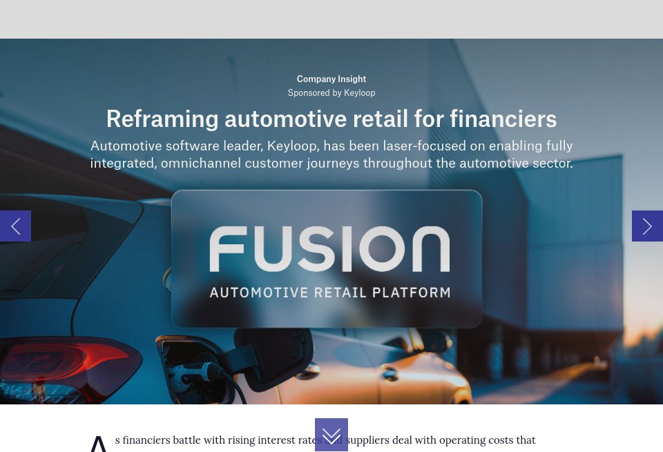Keyloop Company Insight - Motor Finance | Issue 37 | December 2024