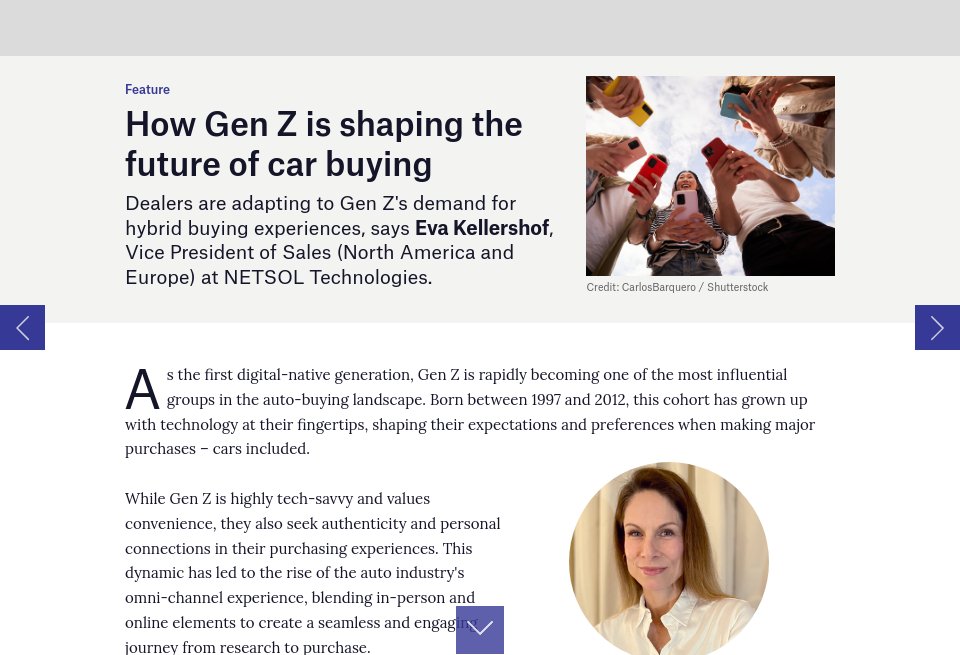 How Gen Z is shaping the future of car buying - Motor Finance | Issue ...
