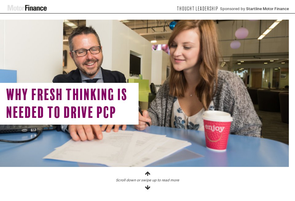 Startline Motor Finance Thought Leadership - Motor Finance | Issue 14 ...