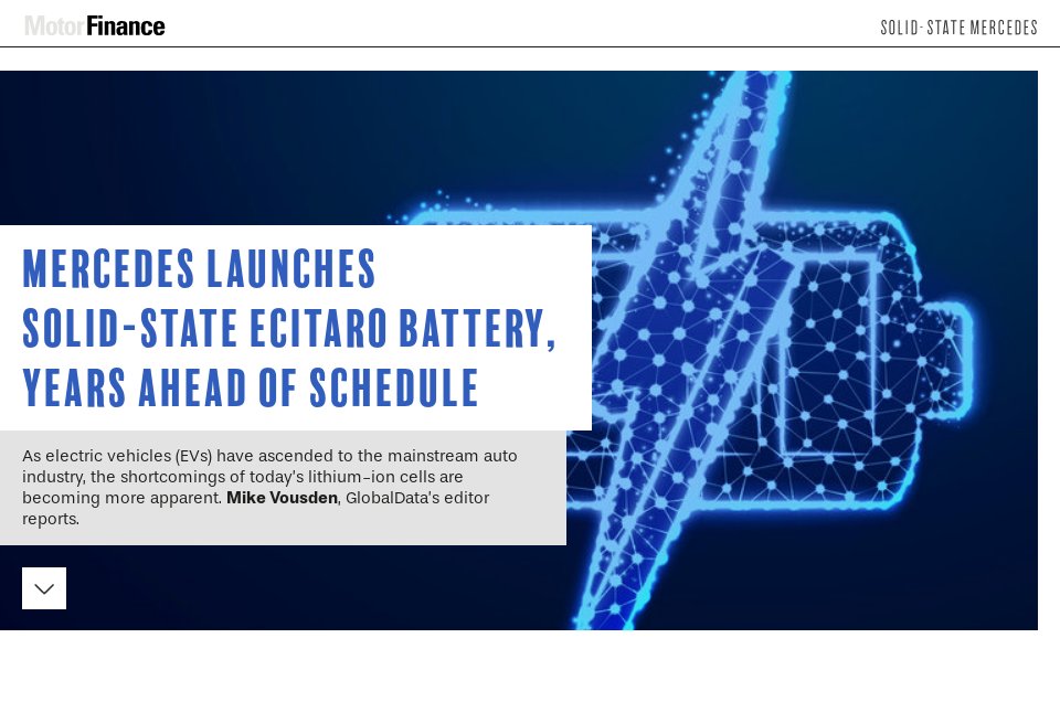 Mercedes launches solid-state ECitaro battery, years ahead of schedule ...