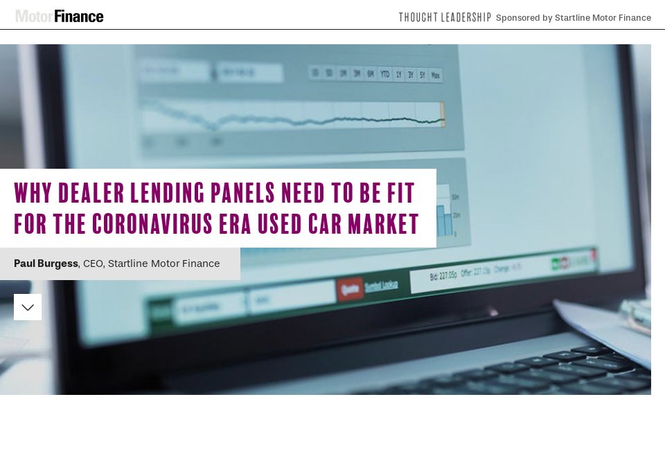 Startline Motor Finance Thought Leadership - Motor Finance | Issue 20 ...